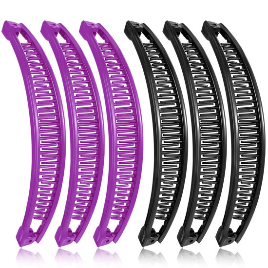 GetUSCart- 6 Pieces Banana Clip Clincher Combs Banana Combs Grip Comb ...