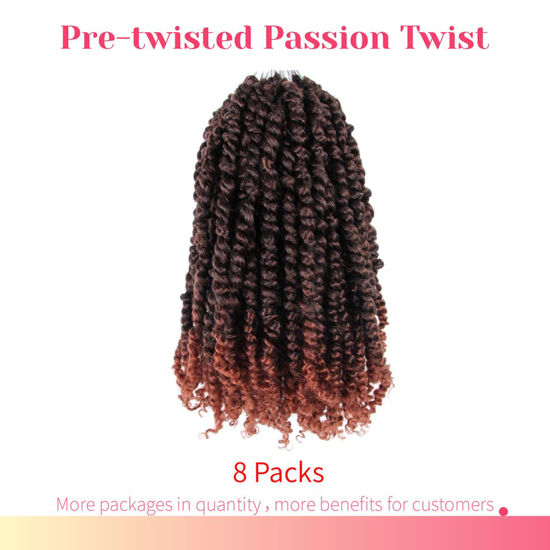 GetUSCart- The BOHOBABE Crochet Passion Twist Hair Pretwisted 12 Inch ...