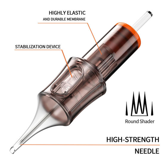 GetUSCart- A-minusone 20 Pcs 1209RS Standard Disposable Tattoo Needle ...