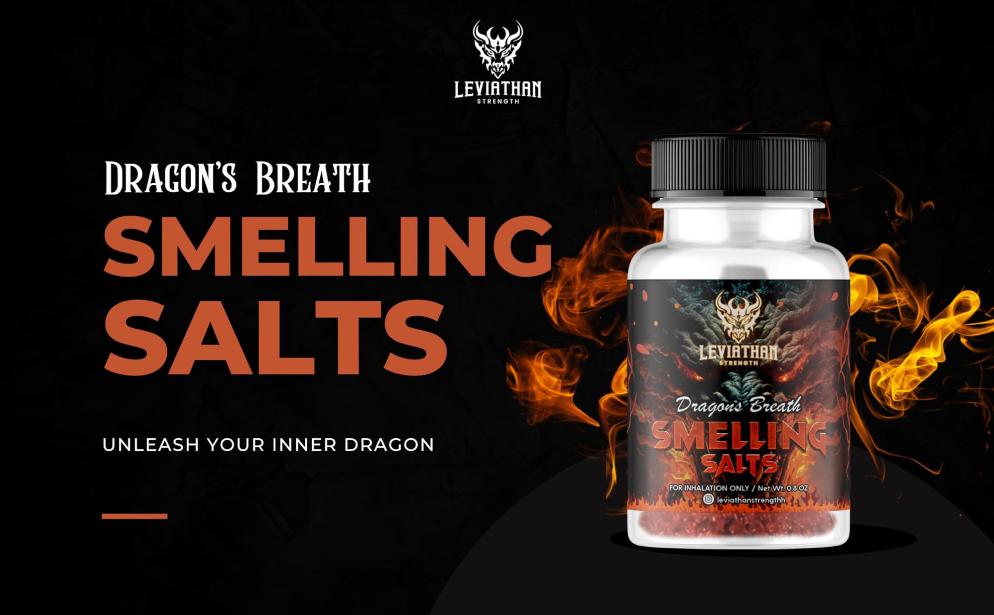 GetUSCart- Leviathan Strength Smelling Salts for Athletes Ammonia Inhalants