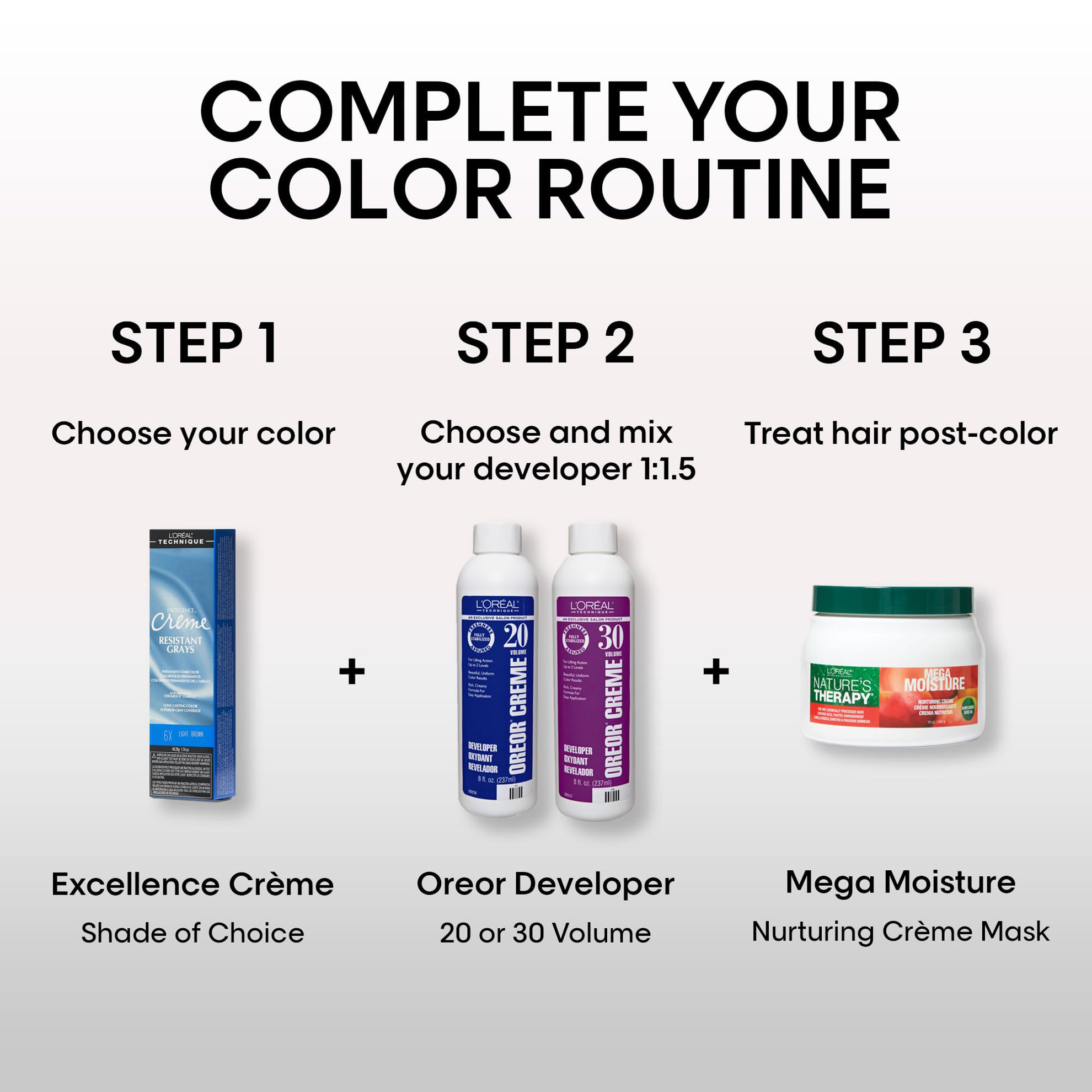 GetUSCart- L'Oréal Technique Excellence Crème Permanent Hair Color ...