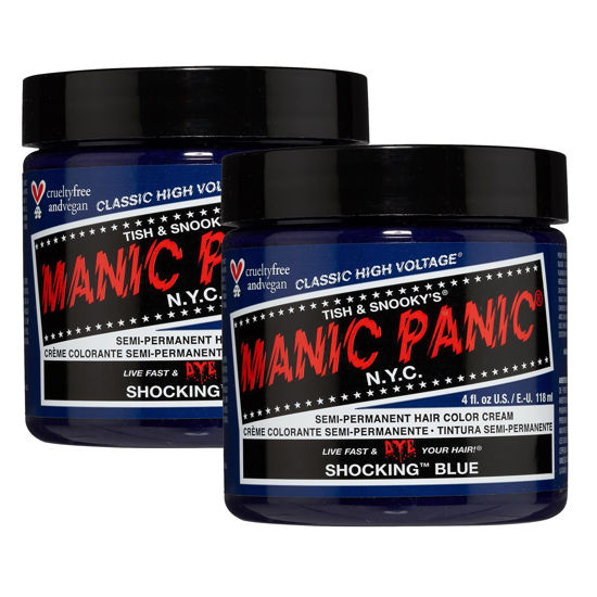 GetUSCart- MANIC PANIC Shocking Blue Hair Dye - Classic High Voltage ...