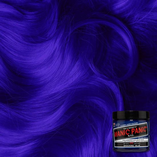 GetUSCart- MANIC PANIC Shocking Blue Hair Dye - Classic High Voltage ...