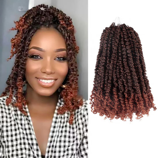 GetUSCart- The BOHOBABE Pre-twisted Passion Twist Crochet Hair 14 Inch ...