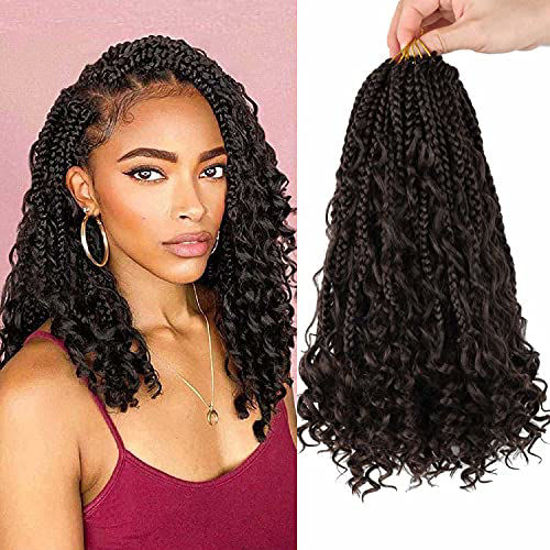 GetUSCart- 8 Packs Boho Goddess Box Braids Hair 12 Inch Crochet Box ...