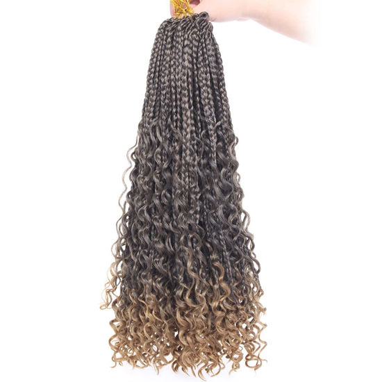 GetUSCart- Beverlee 18 Inch Boho Box Braids 8 Packs Goddess Box Braids ...