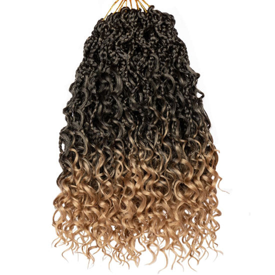 GetUSCart- Beverlee Boho Box Braids 8 Packs Goddess Box Braids 12 Inch ...