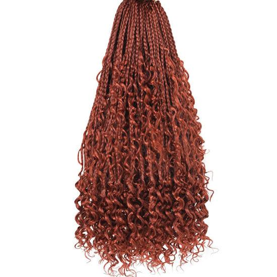 GetUSCart- Beverlee 18 Inch Boho Box Braids 8 Packs Goddess Box Braids ...