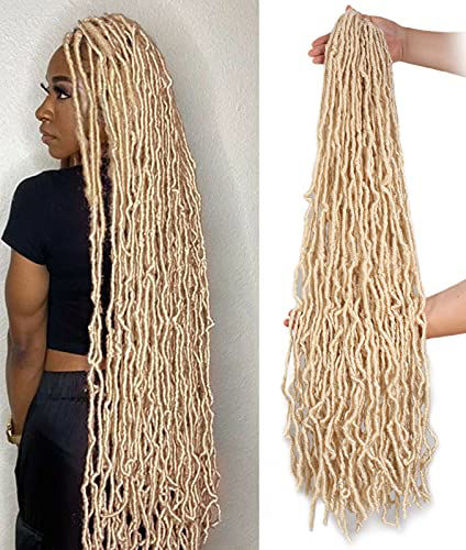 GetUSCart- Leeven 36 Inch Soft Locs Crochet Hair 1 Pack Long Goddess ...
