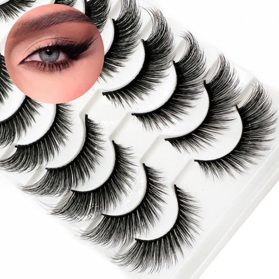 GetUSCart- Fox Eye Lashes Mink Fluffy 3D Wispy Cat Eye Lashes That Look ...