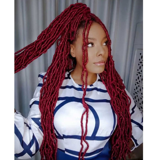 GetUSCart- 24 Inch Soft Locs Crochet Hair Pre Looped 6 Packs Faux Locs ...