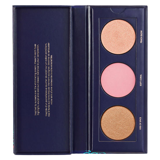 GetUSCart- bareMinerals Ocean Sunset Glow Cheek Palette Limited edition