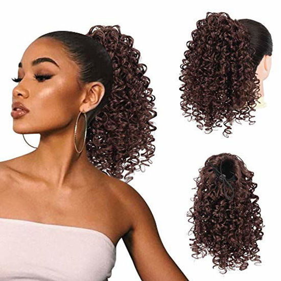 GetUSCart- PEACOCO Curly Ponytail Extension Drawstring Ponytails for ...