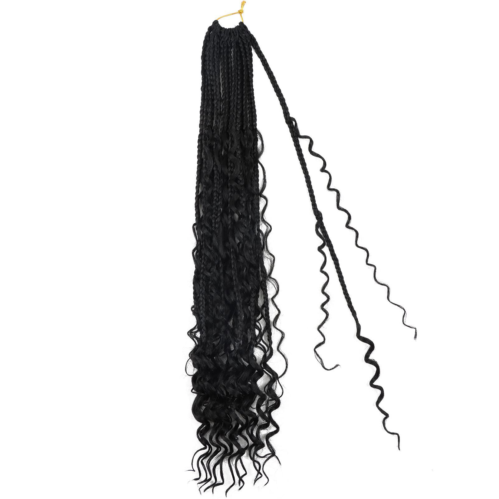 GetUSCart- Boho Box Braids Crochet Hair 24 Inch Bohemian Crochet Box ...