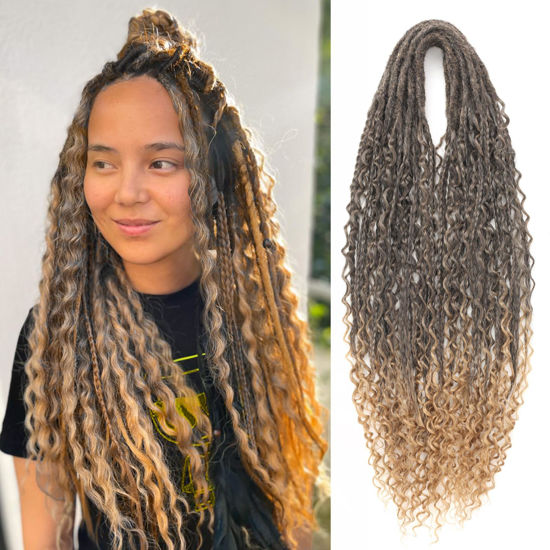 GetUSCart- Leeven Synthetic Double Ended Boho Dreadlock Extensions 24 ...