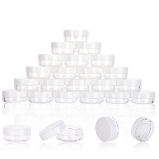 GetUSCart- 3 Gram Sample Containers with Lids, 25 Count Tiny Sample ...