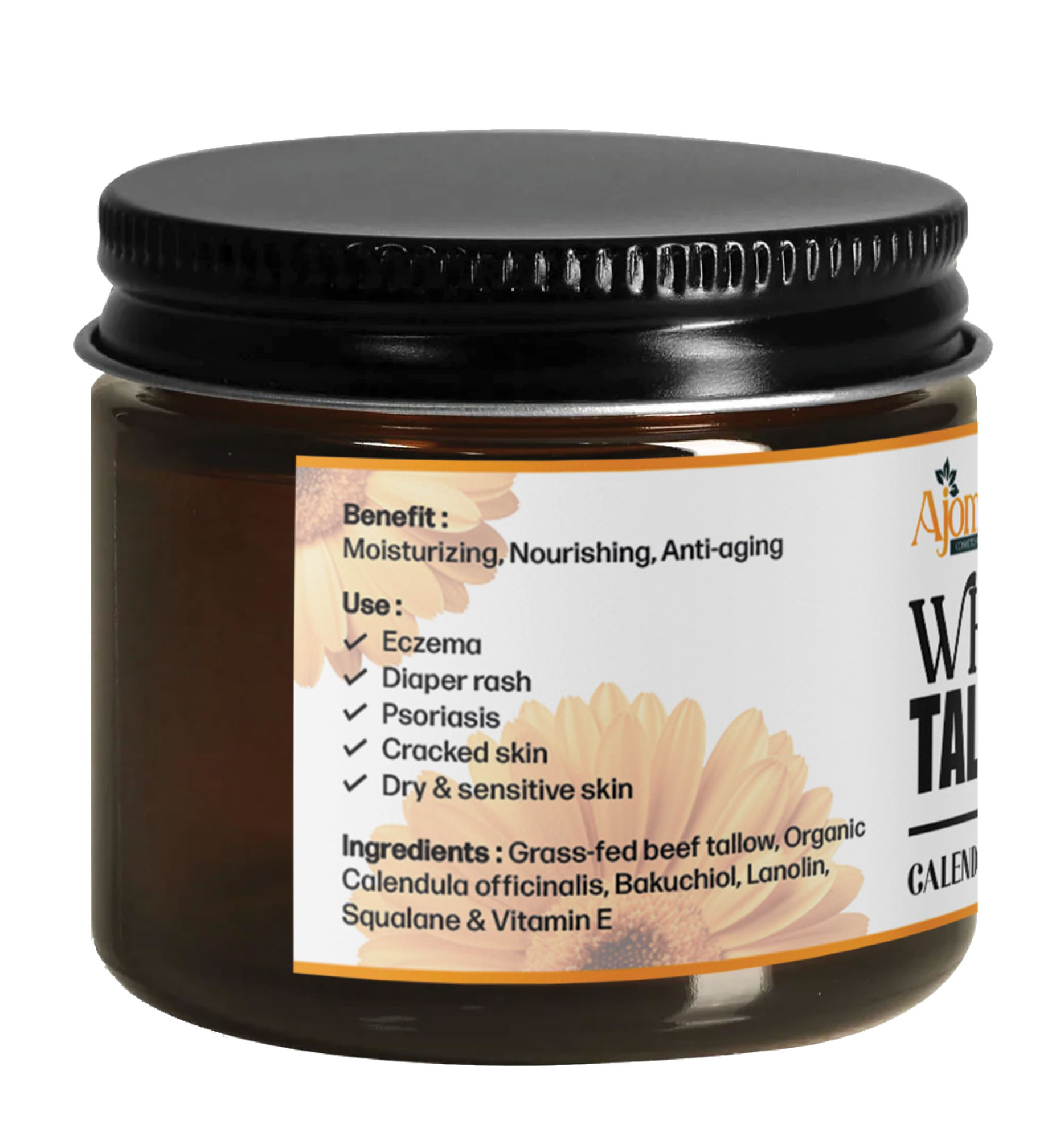 GetUSCart- Whipped Beef Tallow for skin Moisturizer with calendula and ...