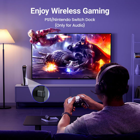 GetUSCart- UGREEN USB-C Bluetooth Adapter for PS5, Bluetooth 5.3 Audio ...