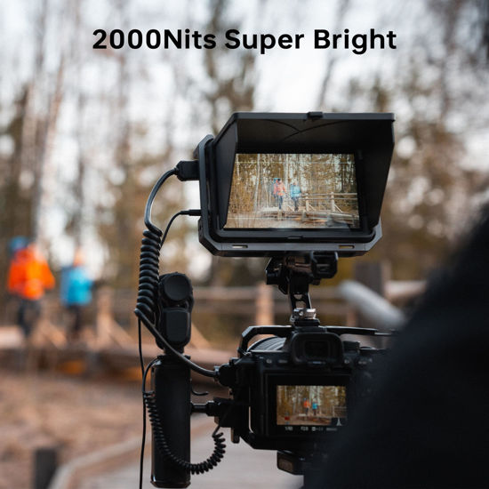 GetUSCart- VILTROX 2000nits Video Field Monitor Rig Cage Kit, 4K HDMI ...