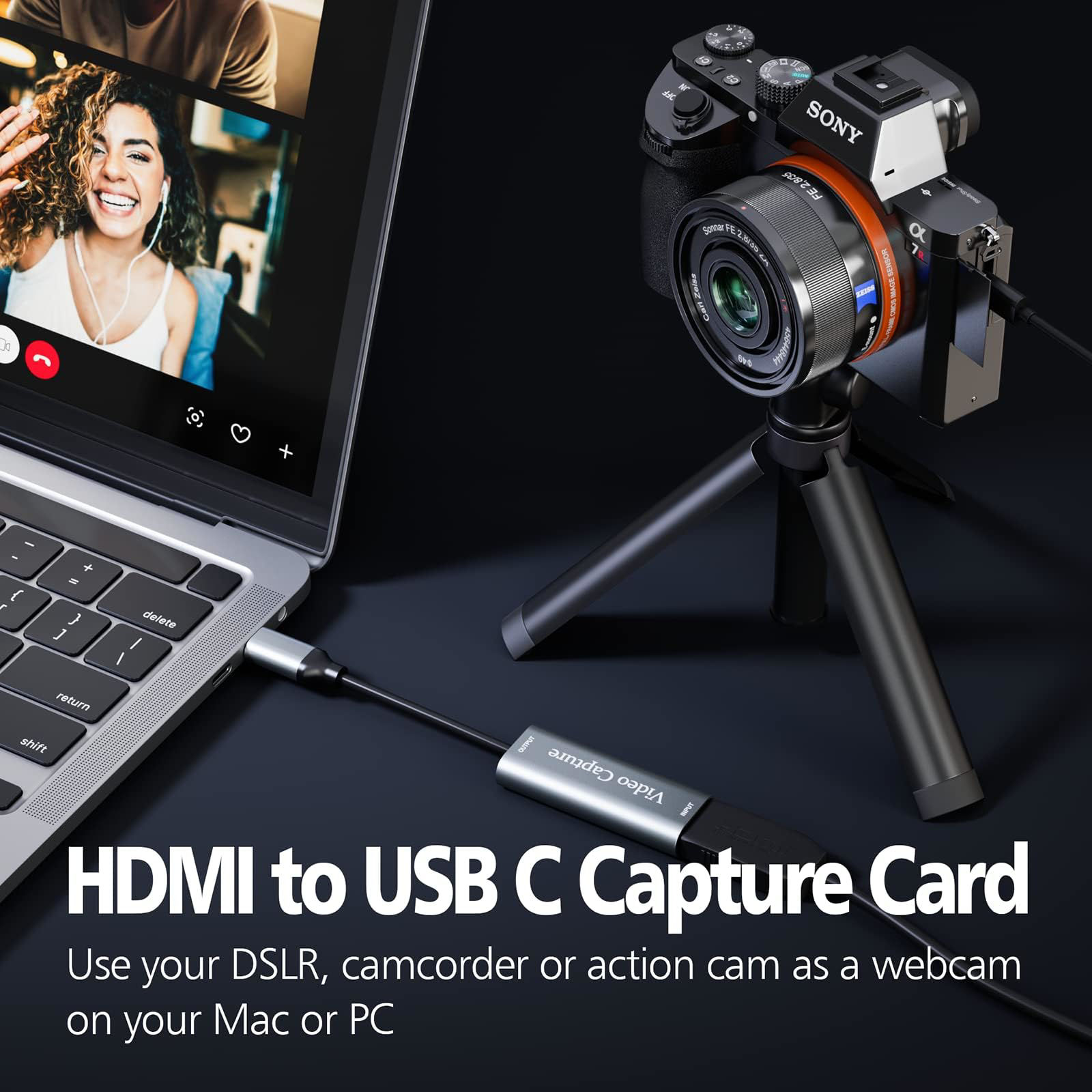 GetUSCart- VIXLW Video Capture Card, USB3.0 HDMI to USB C Capture Card ...