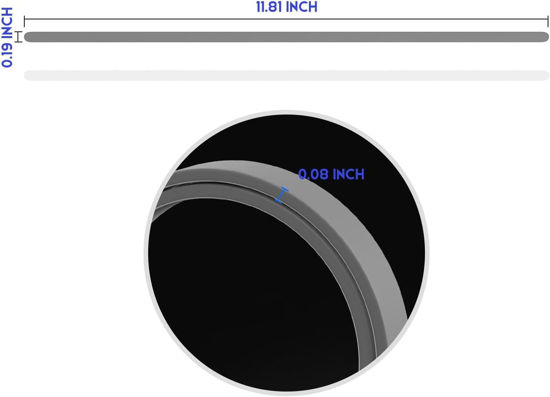 GetUSCart- 2PC Replacement Laptop Rubber Feet Strips for 14.4 inch ...