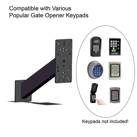 GetUSCart- Gudwells Universal Outdoor Keypad Mounting Pedestal GooseNeck Post for Mighty Mule ...