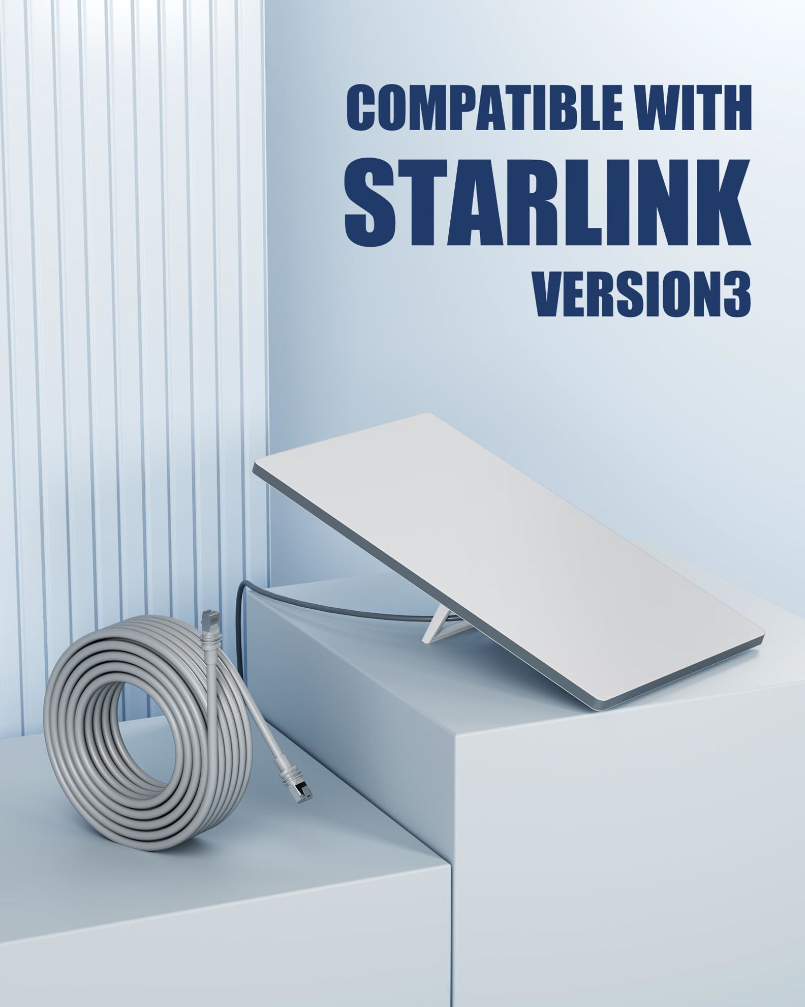 GetUSCart- VANDESAIL Fit for Starlink Extension Cable 150FT, Compatible ...