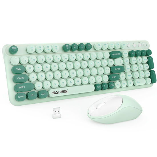 Getuscart Wireless Keyboard And Mouse 2 4 Ghz Wireless Keyboard And Mouse Combo Full Sized