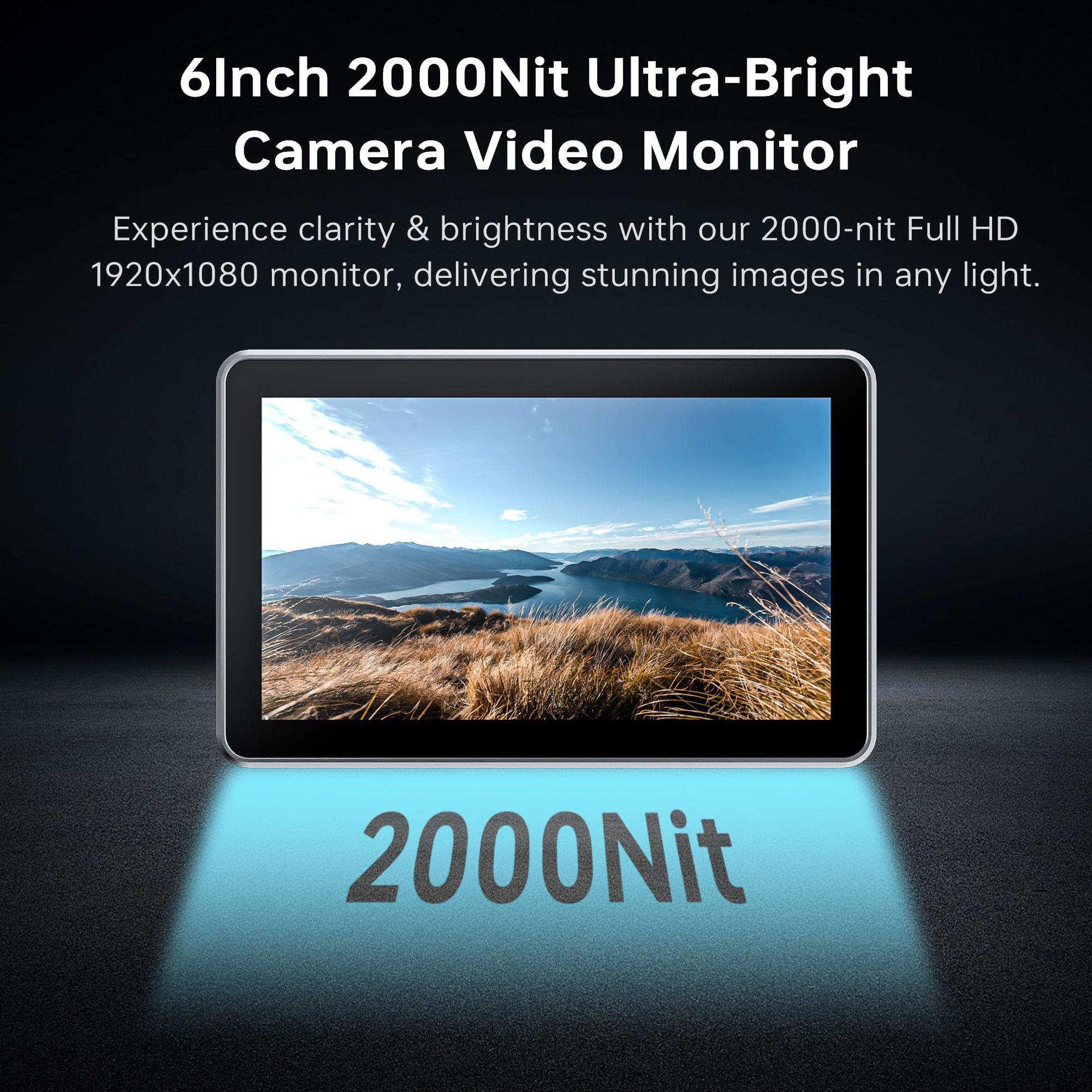 GetUSCart- VILTROX DC-X3 Touchscreen Camera Monitor Kit with Rig Cage, 2000 nits 4K SDI HDMI in ...