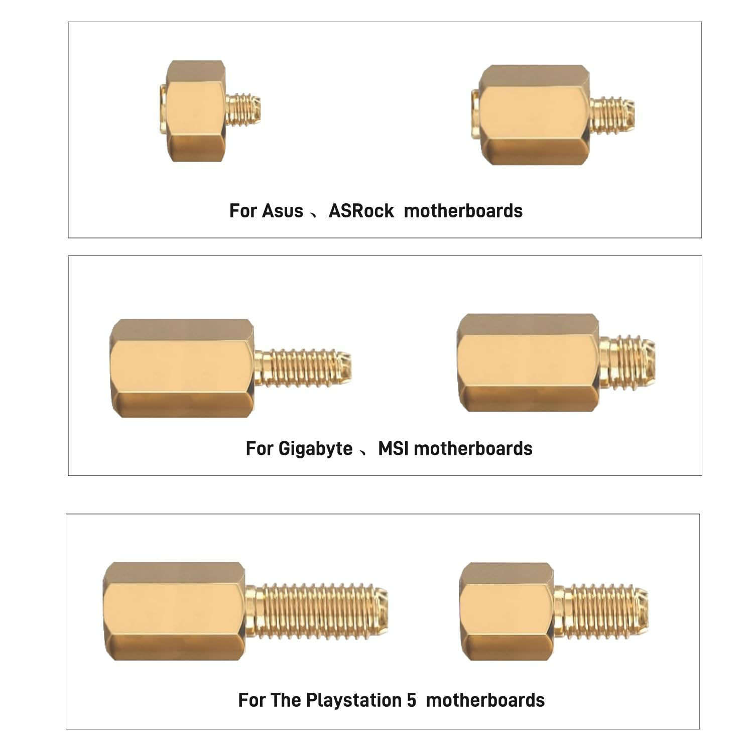 GetUSCart- M.2 SSD Screw M.2 SSD Standoff and Screw NVMe M.2 SSD Screw ...