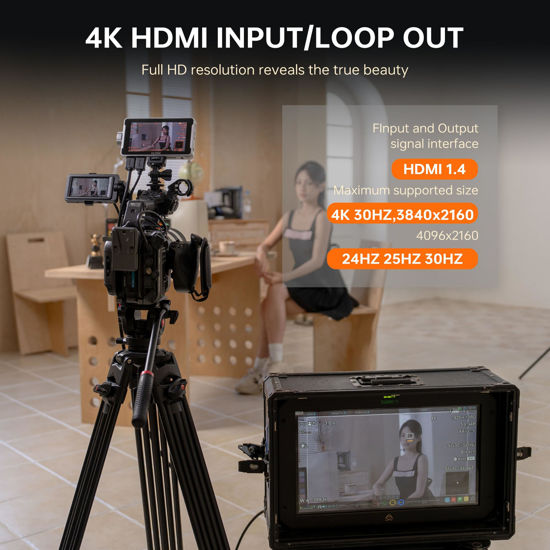 GetUSCart- VILTROX DC-V1 5.5" Touchscreen Camera Field Monitor DSLR ...