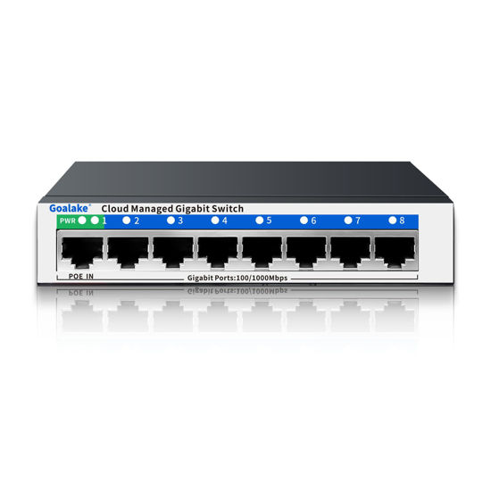 GetUSCart- 8 Port Gigabit Switch, Easy Smart Managed Ethernet Switch ...