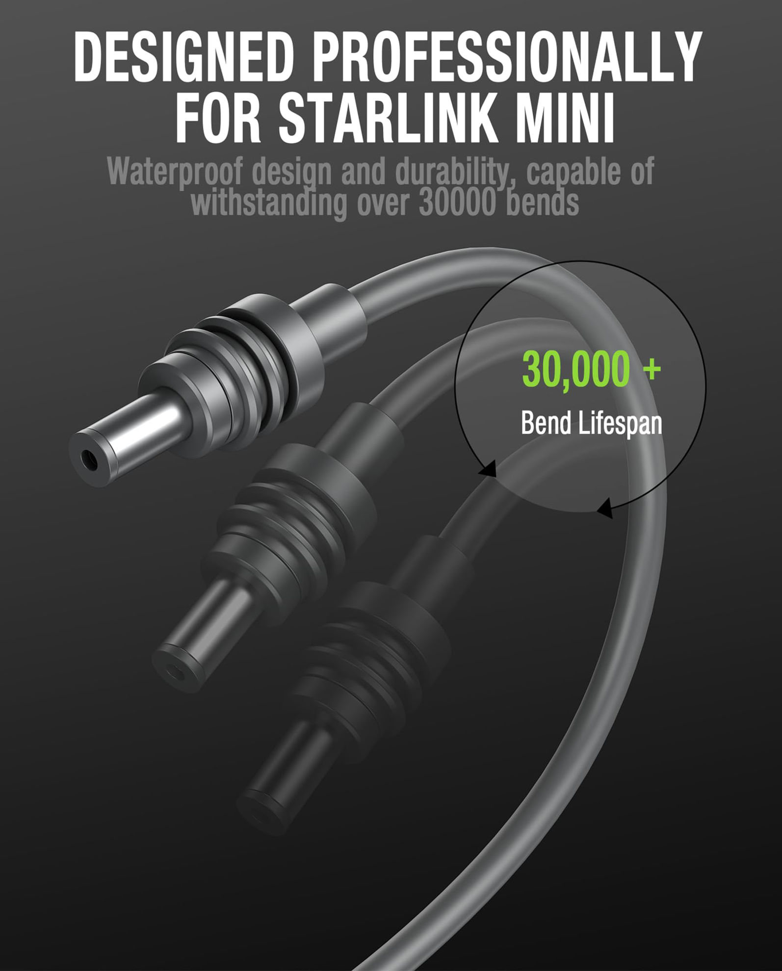 GetUSCart- ALIENSX 3M/10FT Car Charger to DC Power Cable for Starlink ...