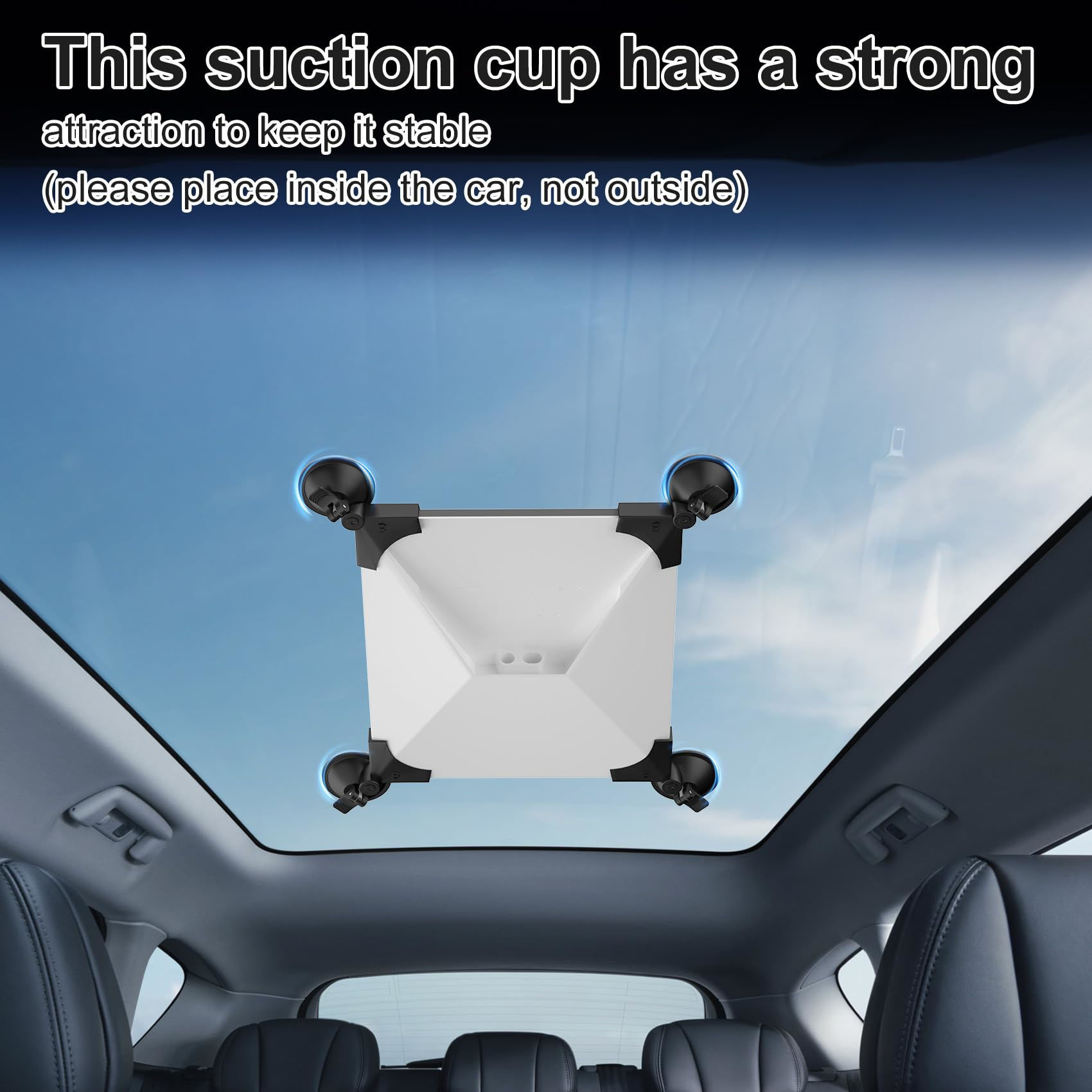 GetUSCart- Starlink Mini Car Mount, Starlink Mini Sunroof Suction Cup ...