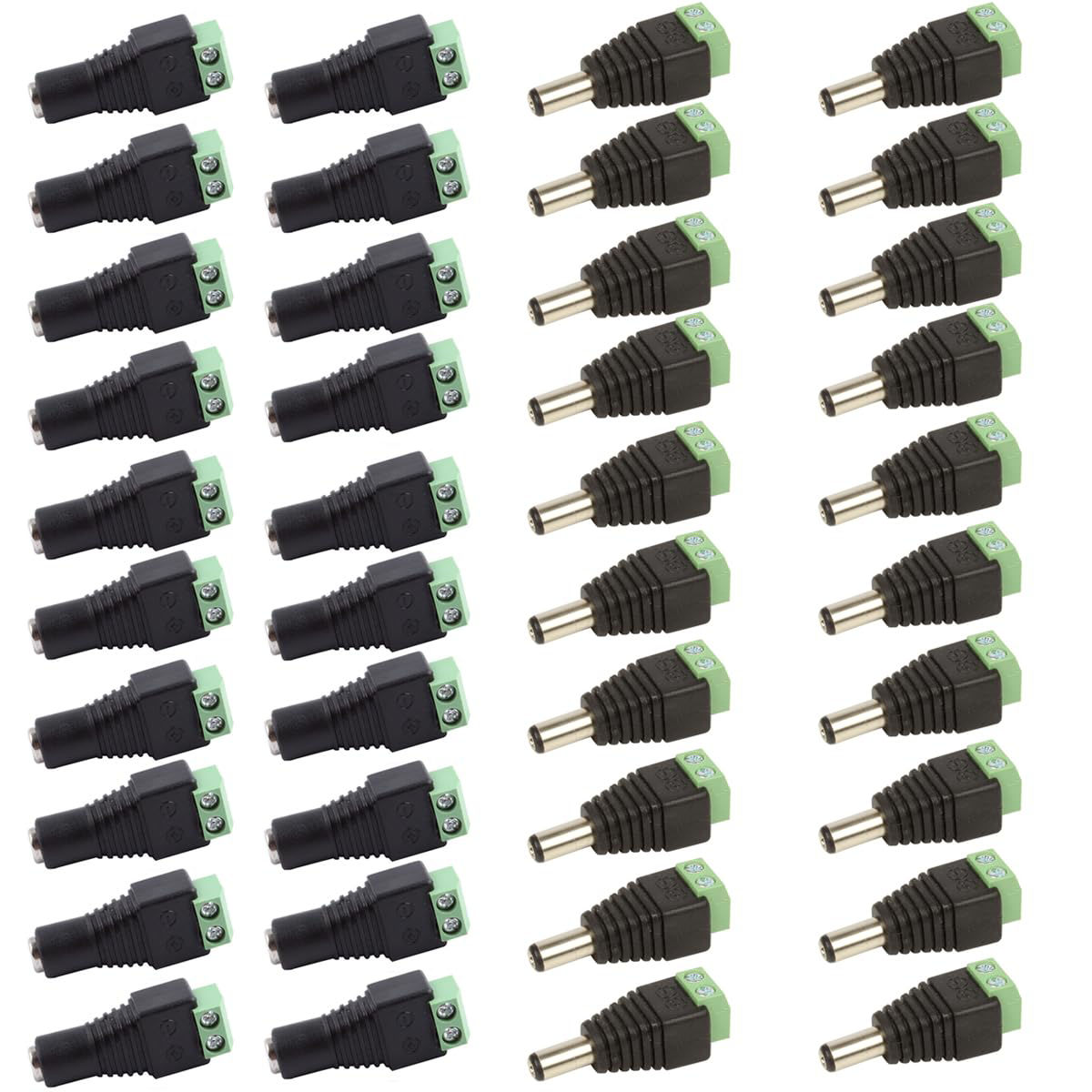 GetUSCart- AIMHDUTY DC Power Jack Plug Adapter Barrel Connector 20 ...