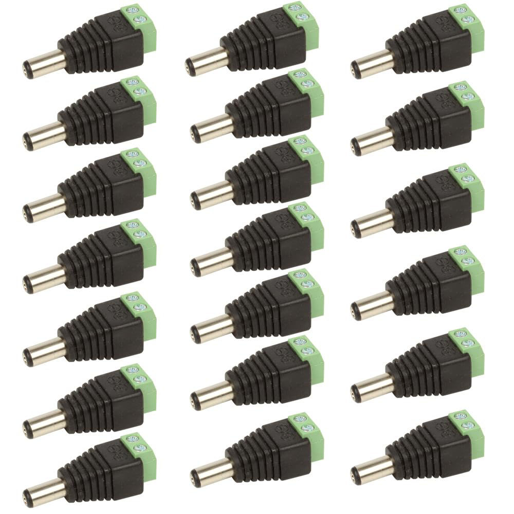 GetUSCart- AIMHDUTY DC Power Jack Plug Adapter Barrel Connector 20 ...