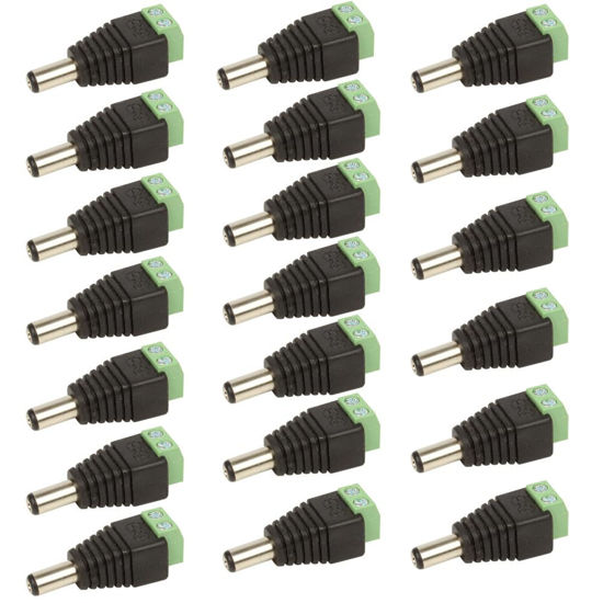 GetUSCart- AIMHDUTY DC Power Jack Plug Adapter Barrel Connector 20 ...