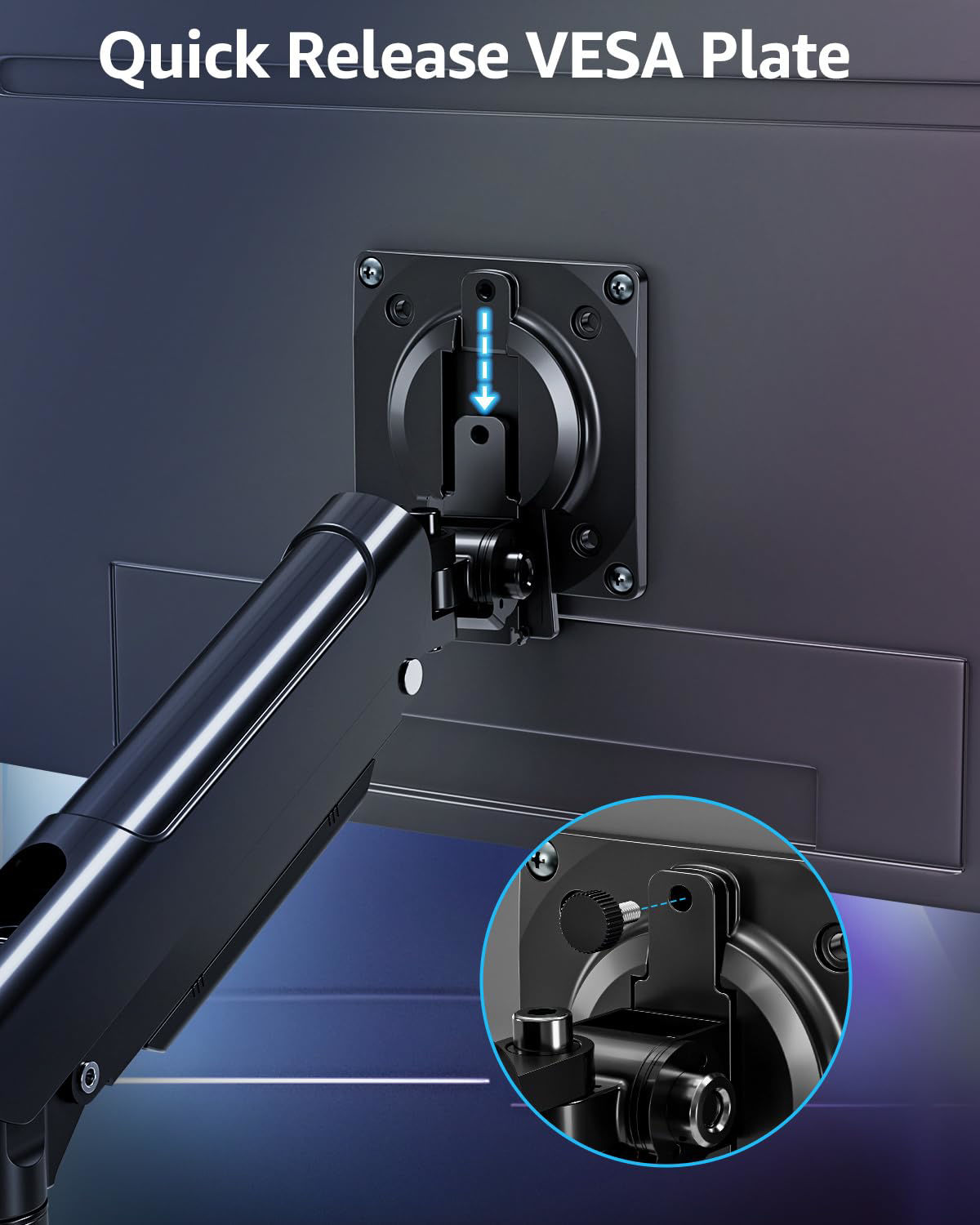 GetUSCart- Dual Monitor Mount for 13-32 inch Screens, Gas Spring ...