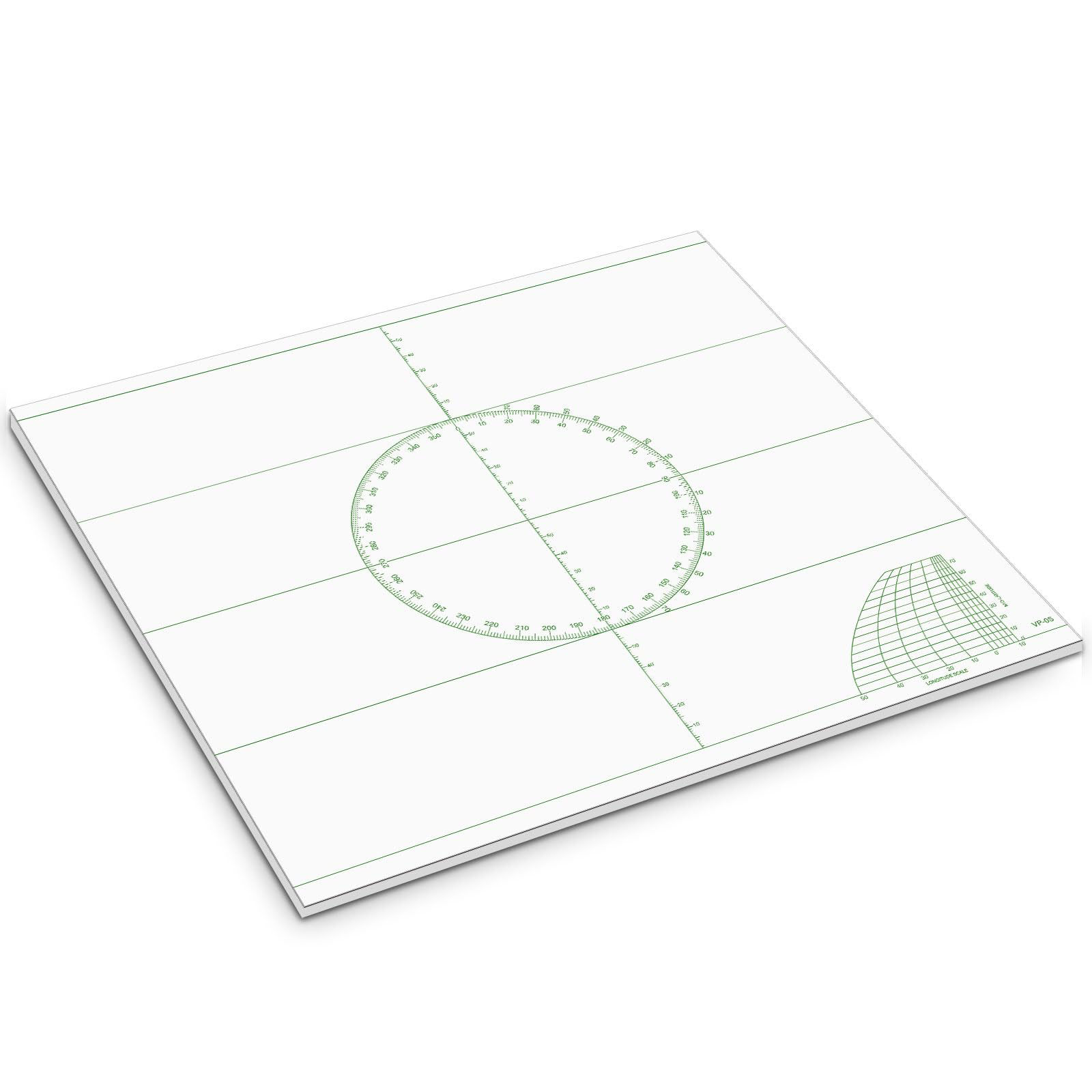 GetUSCart- Gilprop 50 Pcs Marine Navigation Universal Plotting Sheet 14 ...