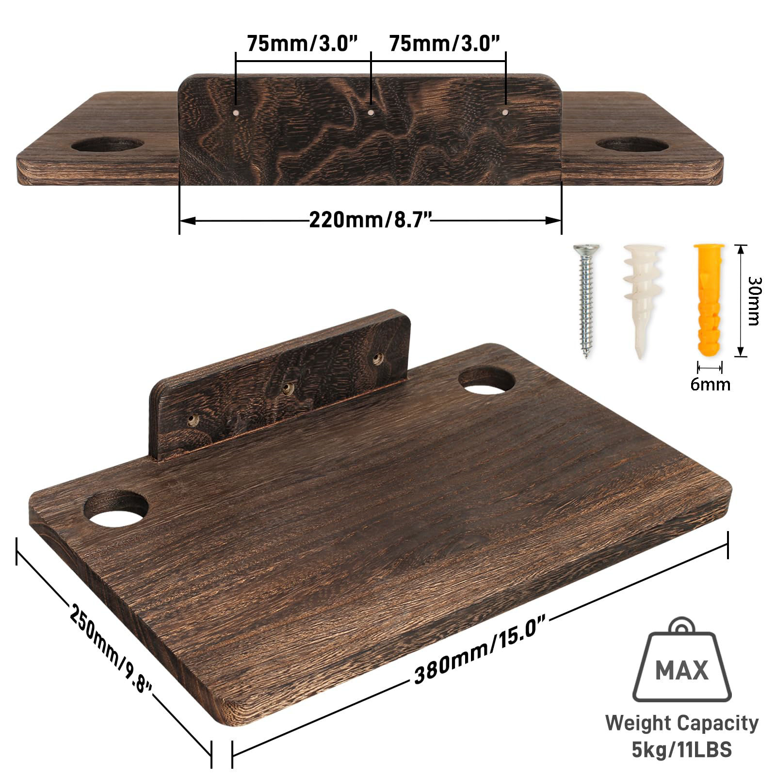 GetUSCart- Projector Shelf,Projector Wall Mount Floating Shelf ...