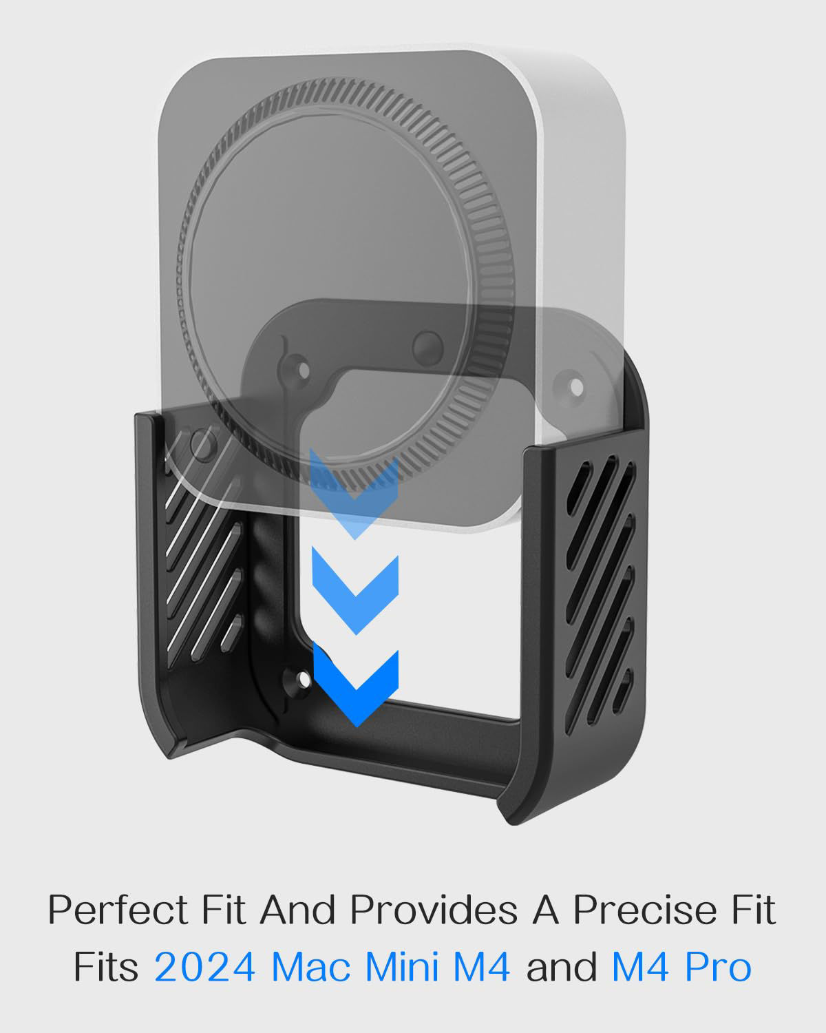GetUSCart- Under Desk Mount for 2024 Mac Mini M4/M4 Pro - 3D Printed ...