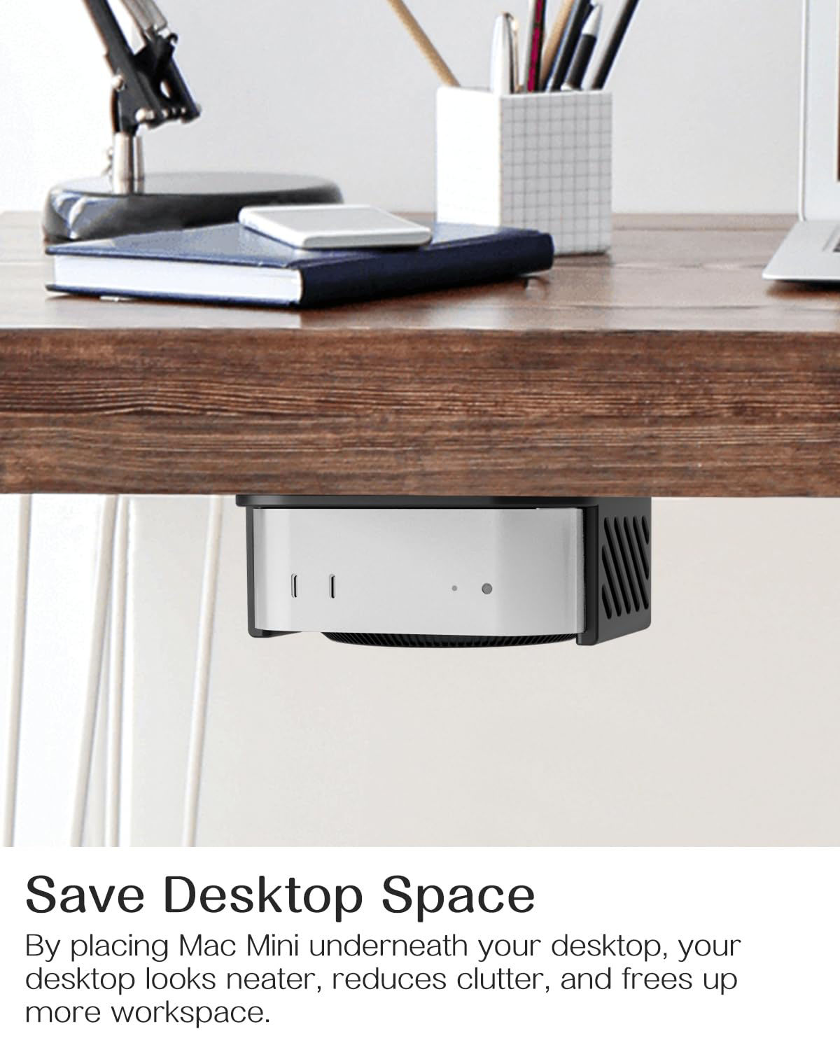 GetUSCart- Under Desk Mount for 2024 Mac Mini M4/M4 Pro - 3D Printed ...