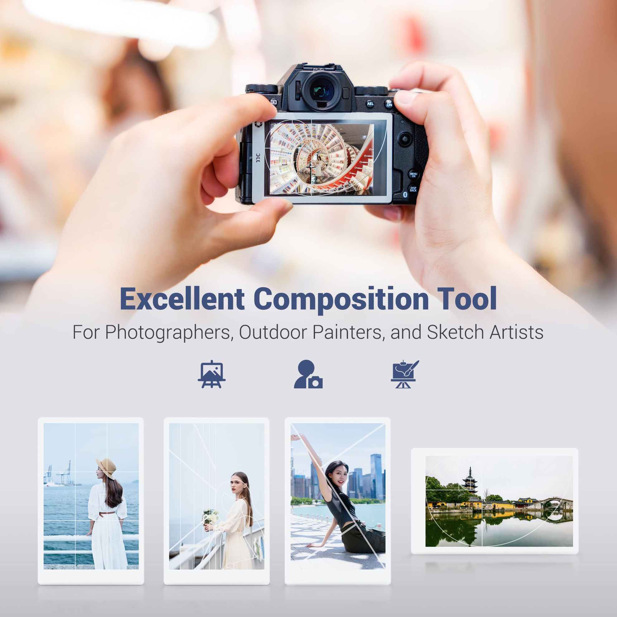 GetUSCart- (11 Pcs) JJC Composition Viewfinder View Catcher Tool ...