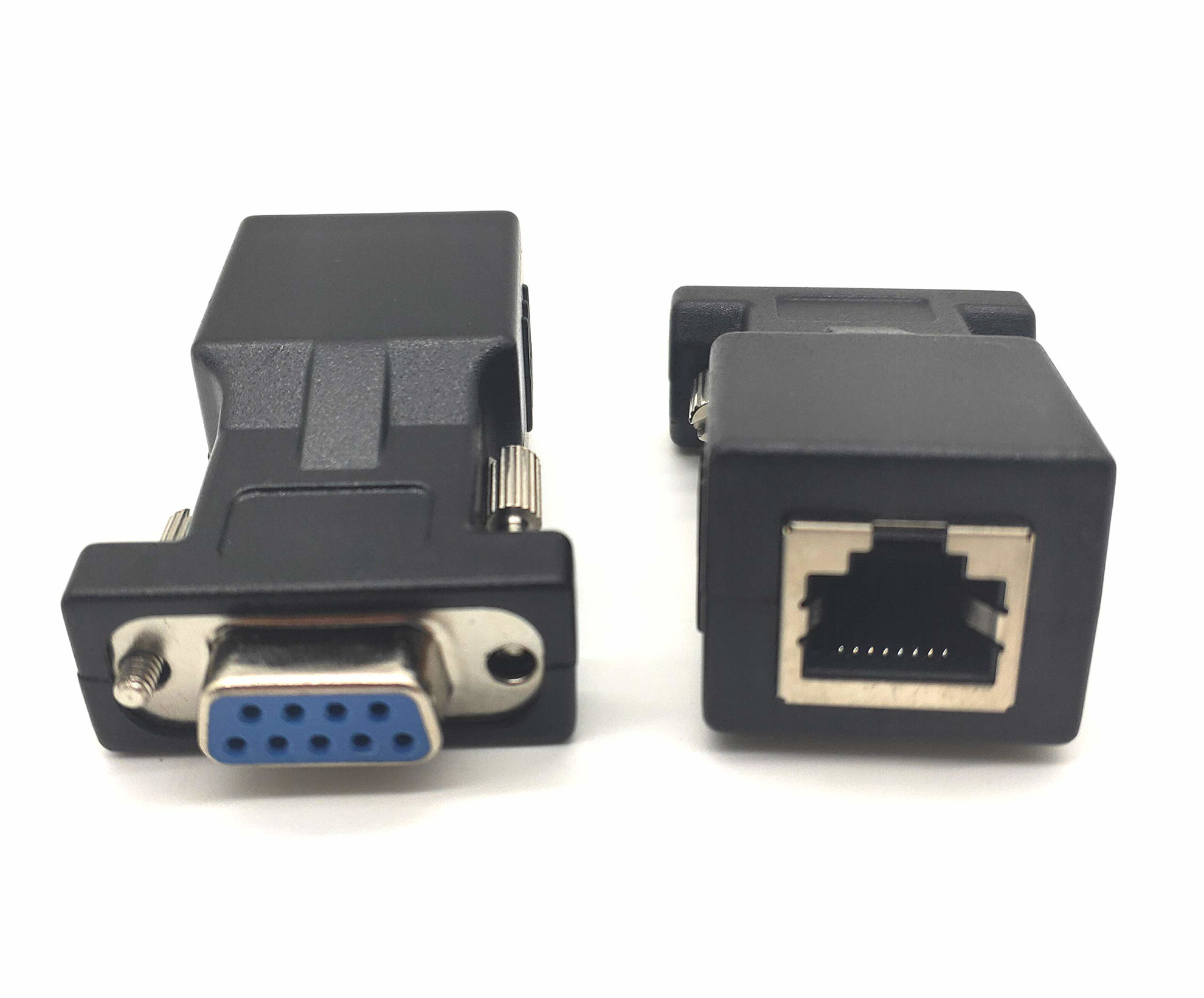 GetUSCart- Halokny RS232 DB9 9Pin to RJ45 Ethernet Converter, DB9 Male ...