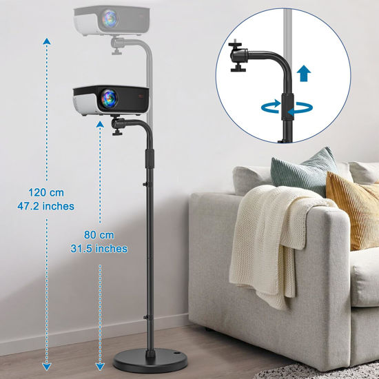 GetUSCart- BAISHUN Projector Floor Stand with 1/4 Inch Thread ...