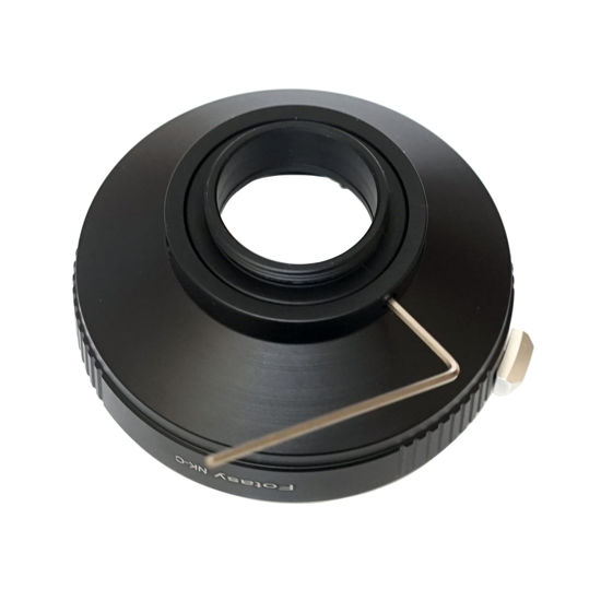 GetUSCart- Fotasy Nikkor Lens to C Mount Adapter, F Mount Lens to 16mm ...