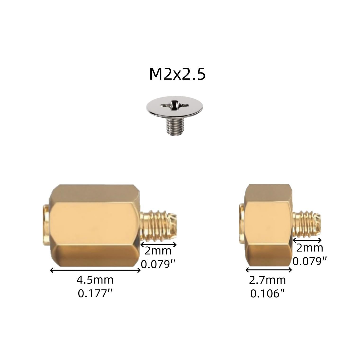 GetUSCart- M.2 SSD Screw M.2 SSD Standoff and Screw NVMe M.2 SSD Screw ...