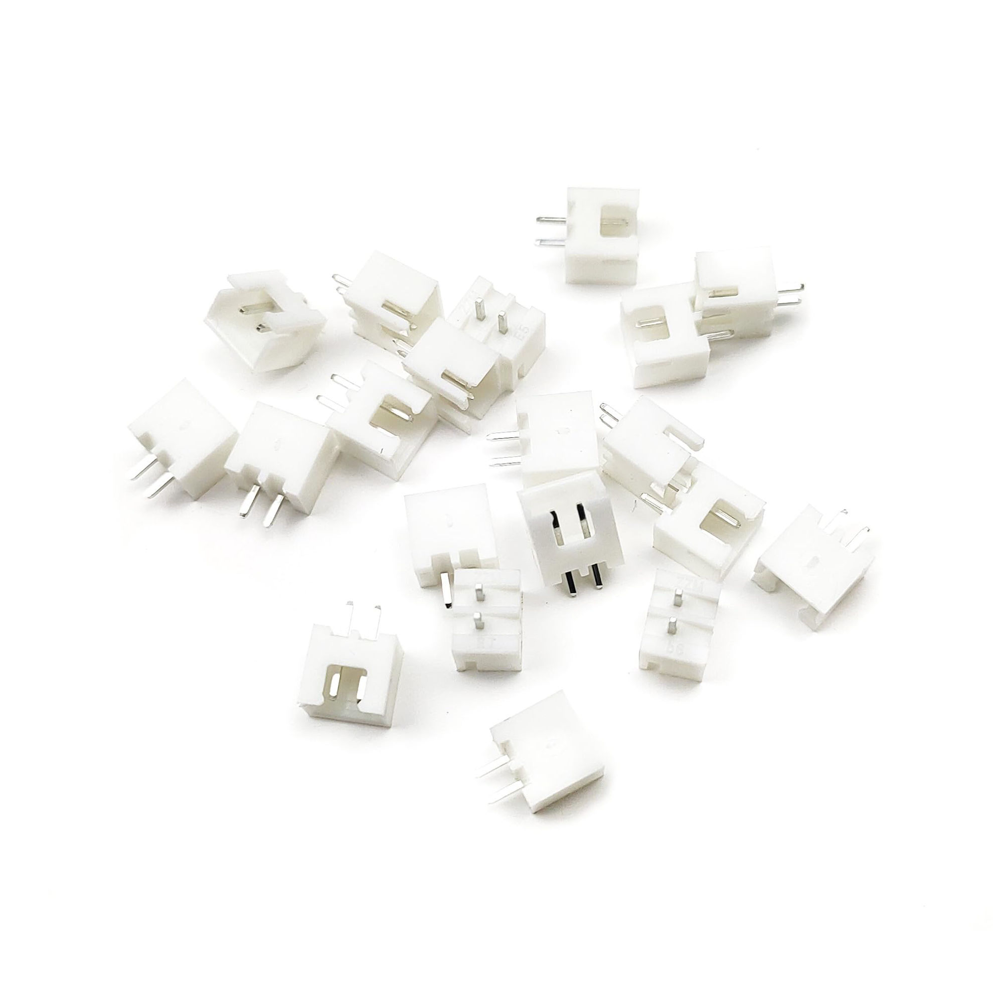 GetUSCart- 20 Sets Mini Micro JST-XH 2.54mm Pitch 2 Pin Male Connector with 10cm Silicone Wire ...