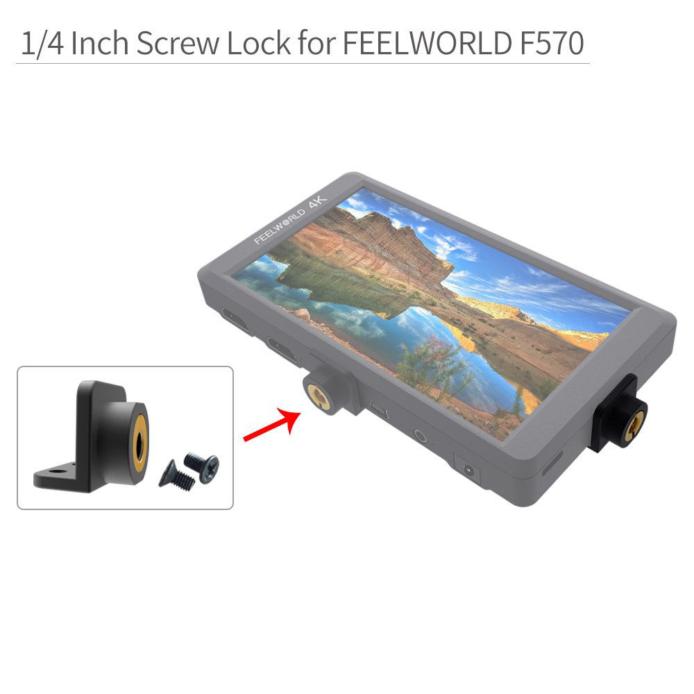 GetUSCart- Feelworld 1/4 Inch Screw Lock Mount Points for Attaching to Cameras and Stabilizer ...