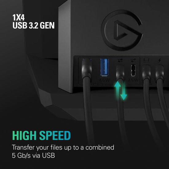 GetUSCart- Elgato USB Hub - For Stream Deck +, 2 USB-C Ports/2 USB-A ...